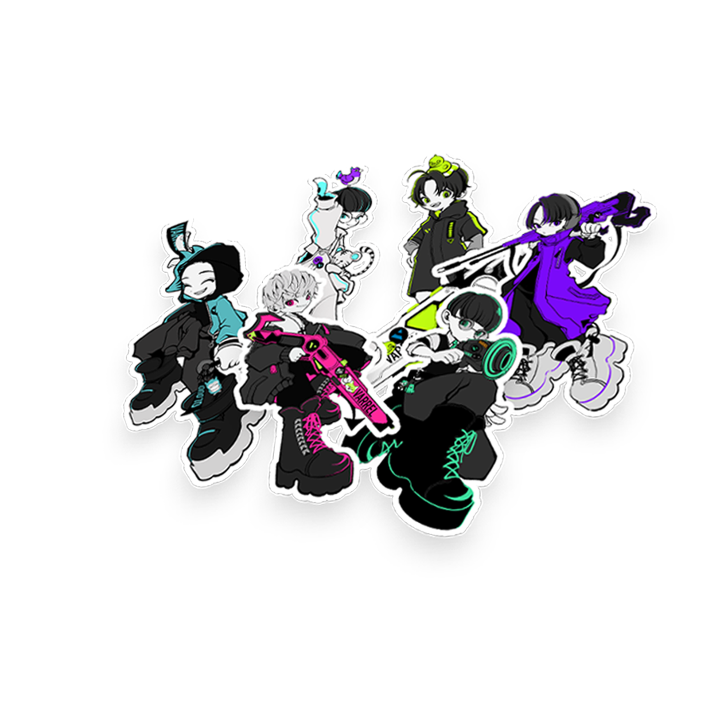 2024 OVERWATCH STICKER SET Ⅱ – DONUTS VARREL OFFICIAL STORE