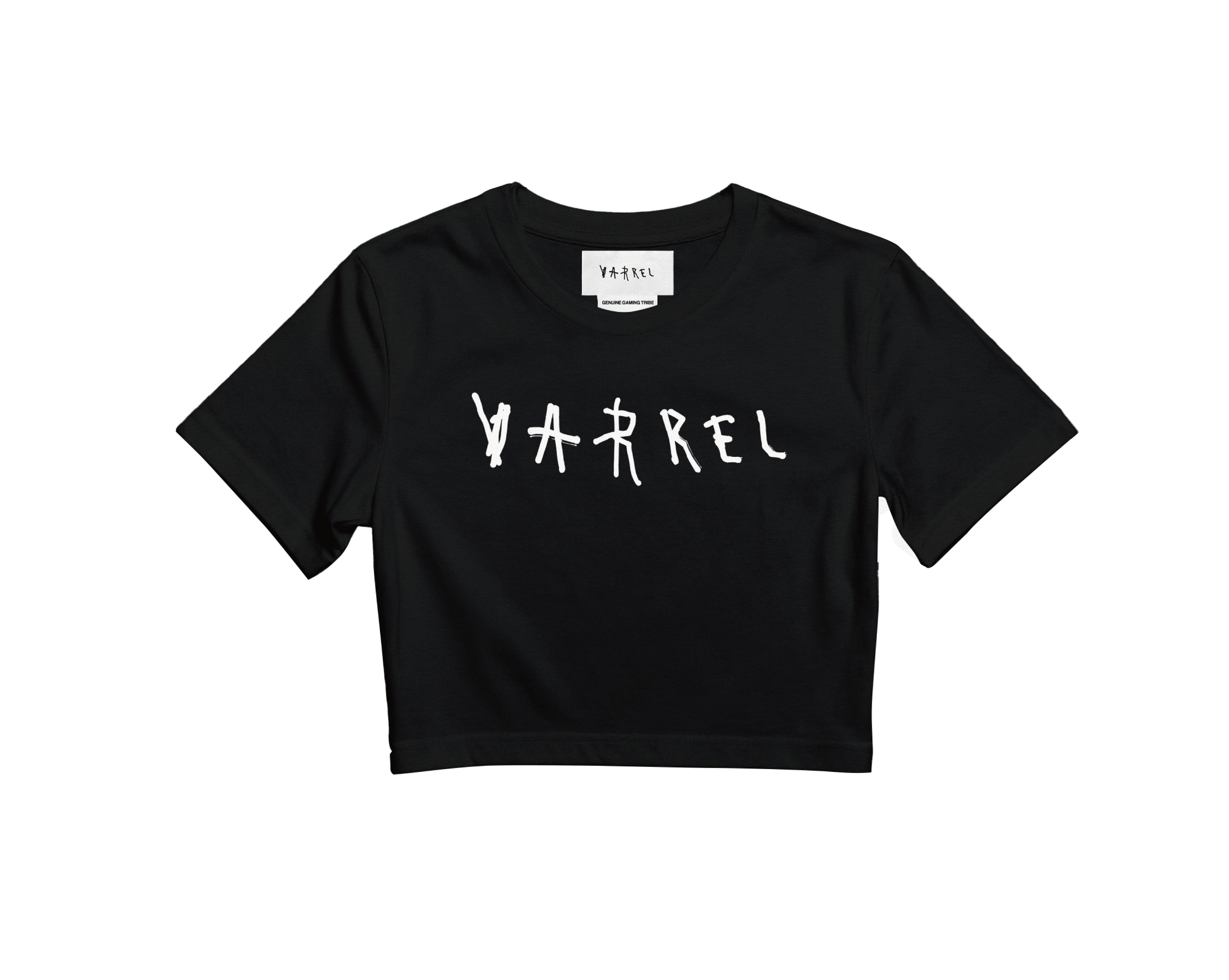 VARREL ROOTS LOGO CROPPED TEE / BLACK – VARREL OFFICIAL STORE